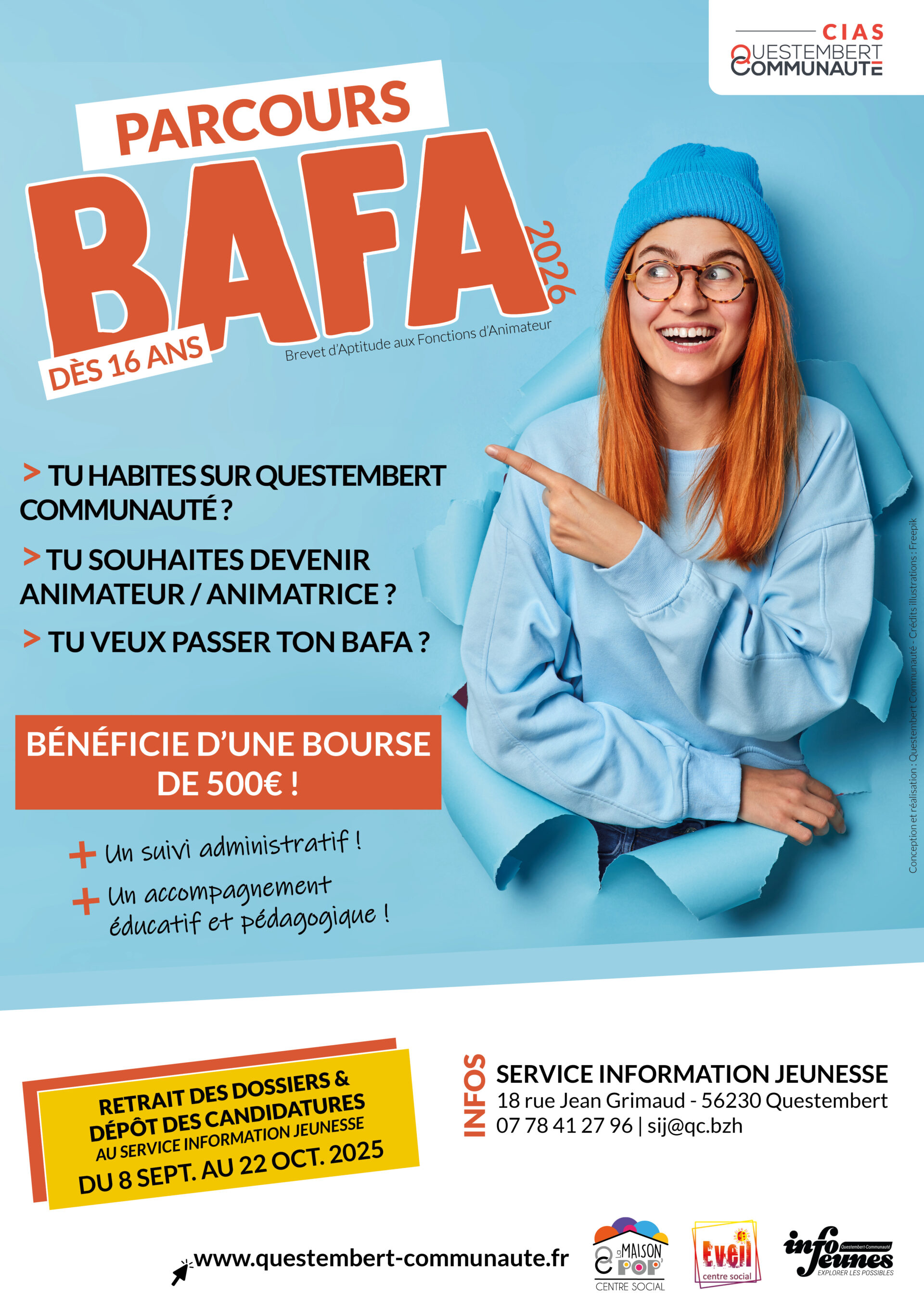Parcours BAFA : le dispositif d'aide à la formation - Questembert Communauté